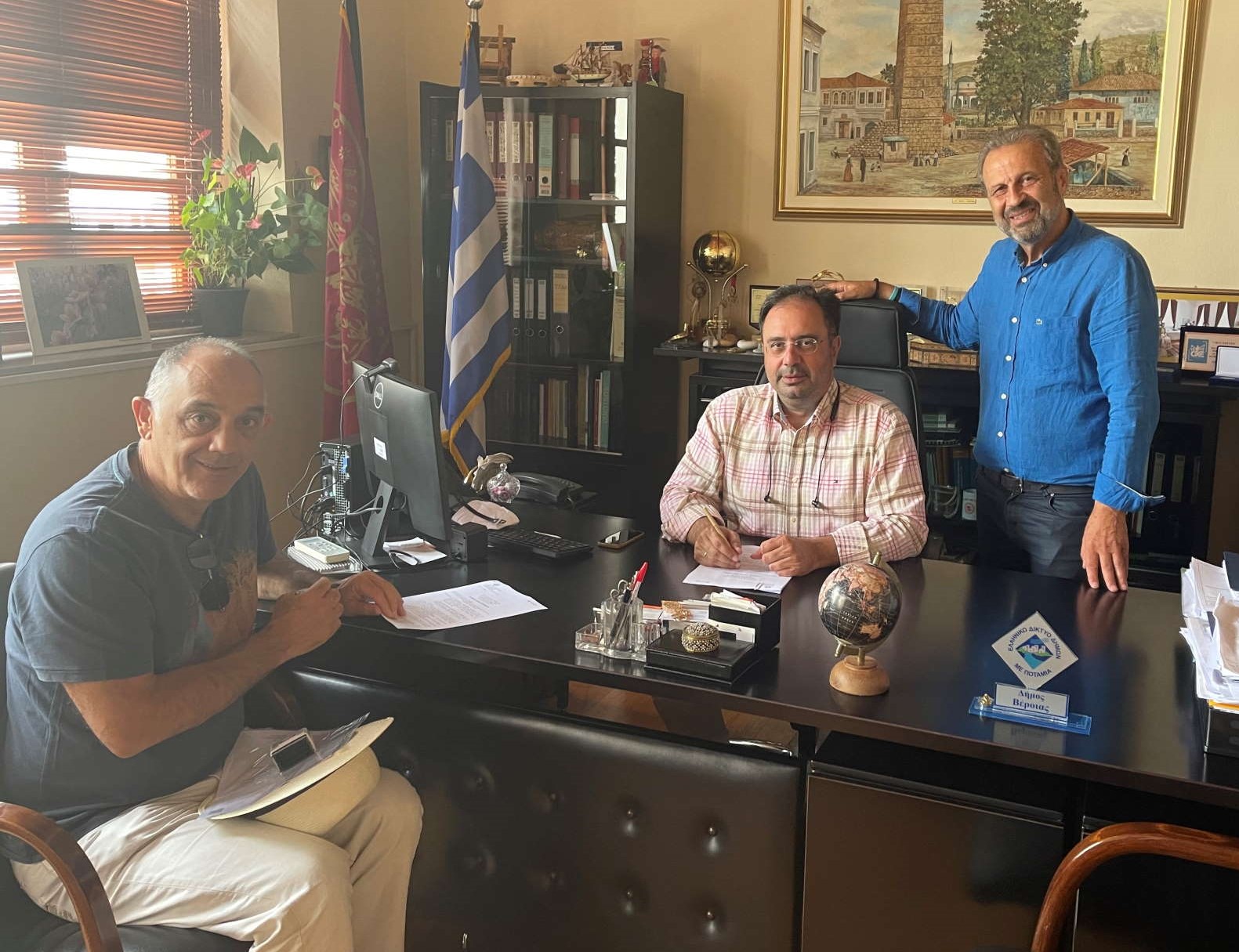 Υπογραφή σύμβασης για την «ΚΑΤΑΣΚΕΥΗ ΤΟΙΧΙΩΝ ΑΝΤΙΣΤΗΡΙΞΗΣ» - Ραδιο ...